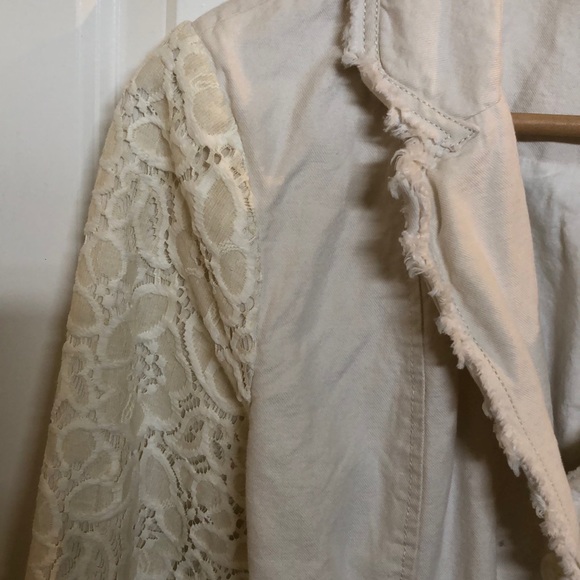 Sundance | Jackets & Coats | Sundance White Lace Blazer | Poshmark